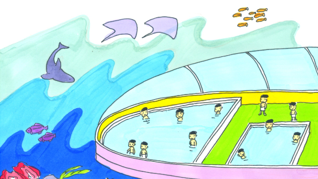 海中温泉を楽しむ少年たち｜akisen｜coconalaブログ